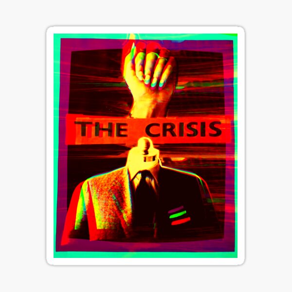 "pop is the crisis" Sticker for Sale by weirdove | Redbubble