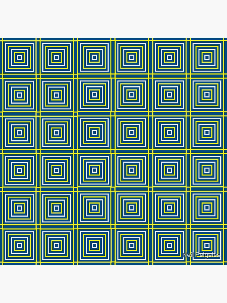 "Box Within Box Pattern no. 1" Sticker for Sale by NeilFeigeles | Redbubble