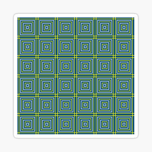 "Box Within Box Pattern no. 1" Sticker for Sale by NeilFeigeles | Redbubble
