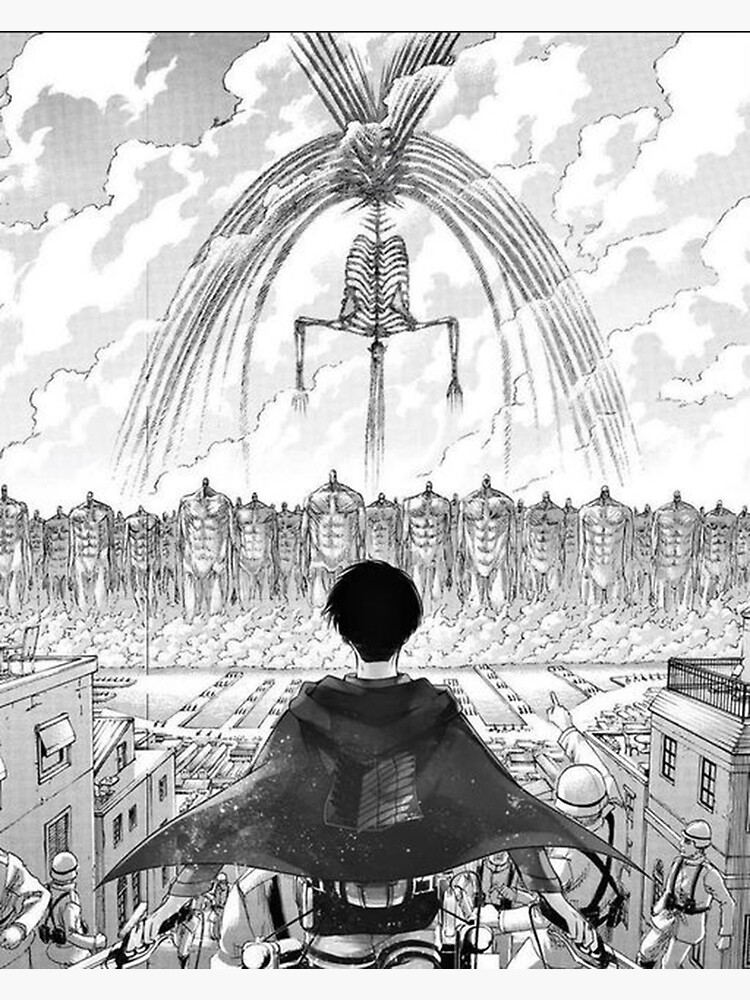 "Rumbling Levi design" Sticker for Sale by HEFTALICA | Redbubble