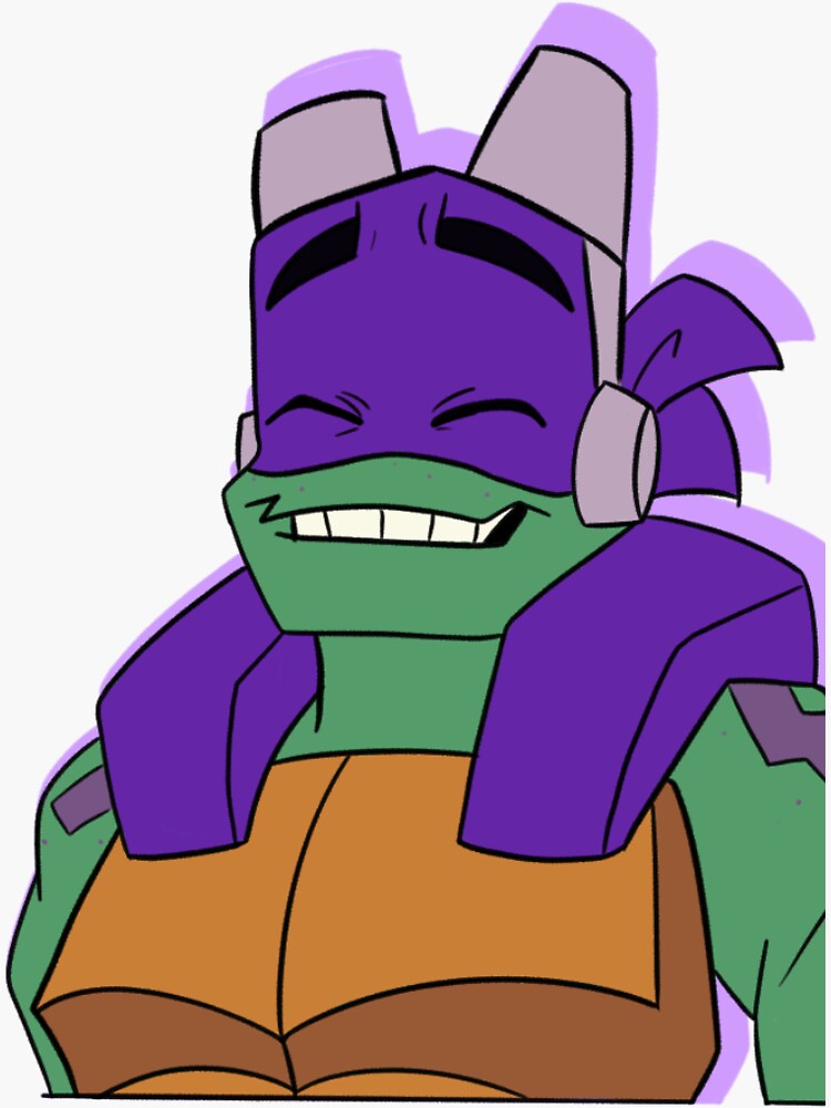 "ROTTMNT Donnie" Sticker for Sale by drawingoreo | Redbubble