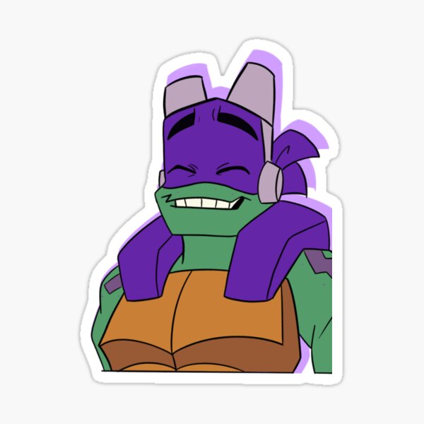 "ROTTMNT Donnie" Sticker for Sale by drawingoreo | Redbubble