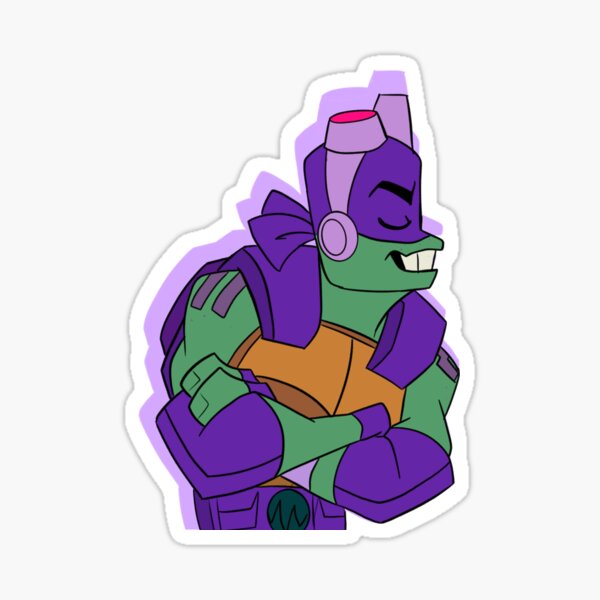 "ROTTMNT Donnie" Sticker for Sale by drawingoreo | Redbubble