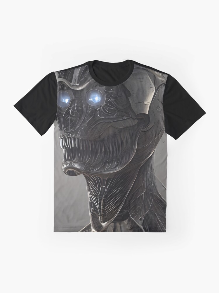 "Biomech steampunk alien horror head" T-shirt for Sale by UDDesign ...