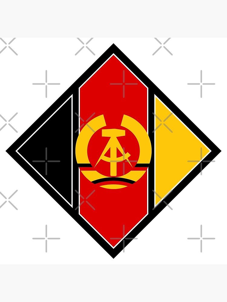 "East Germany Roundel Badge East German Air Force Roundel" Poster for ...