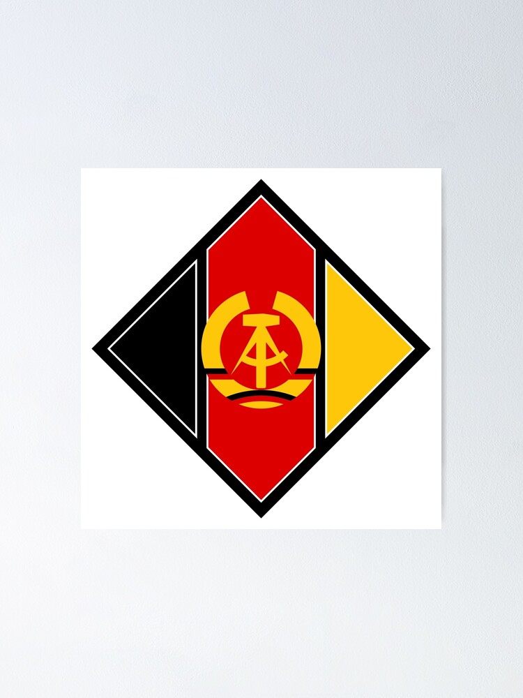 "East Germany Roundel Badge East German Air Force Roundel" Poster for ...