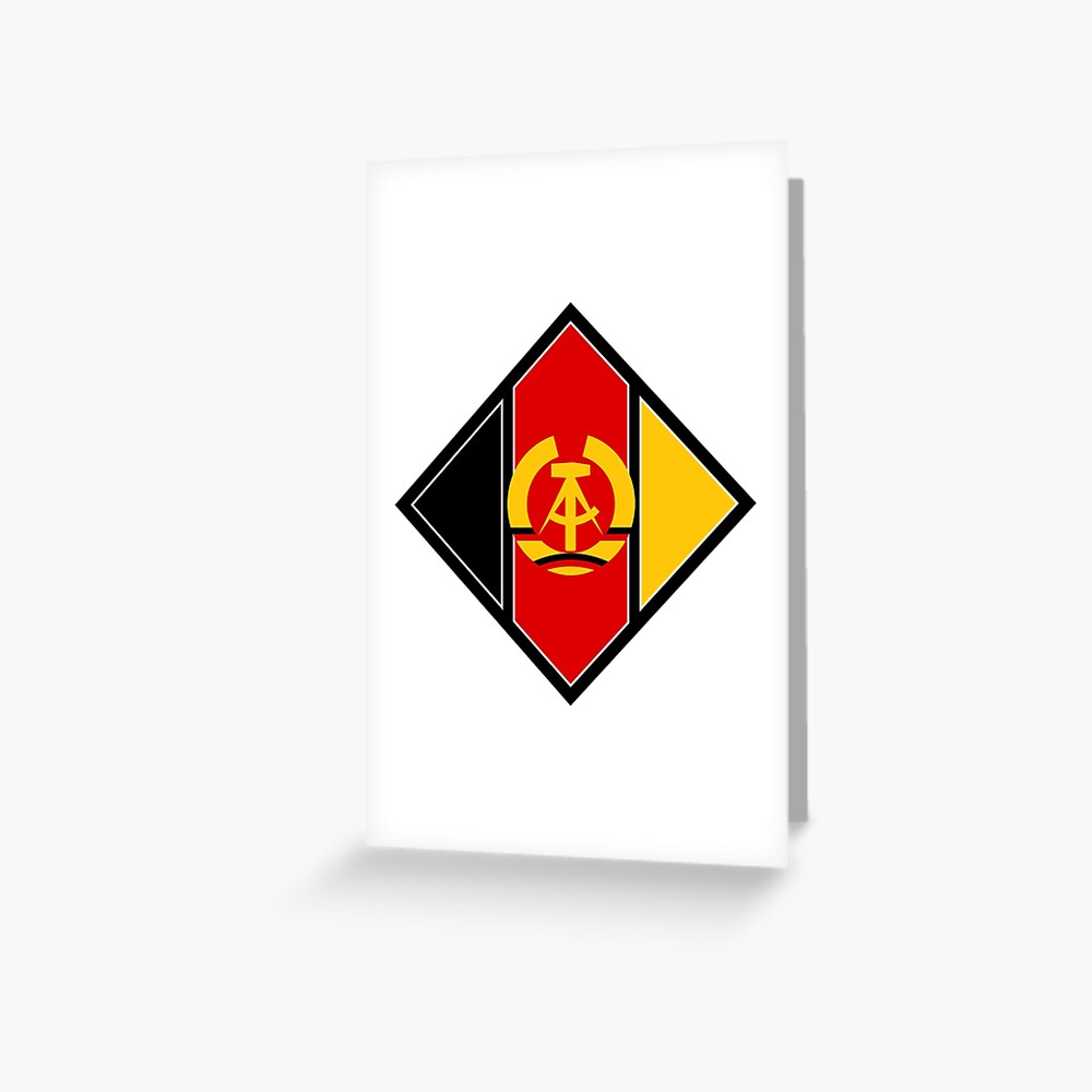 "East Germany Roundel Badge East German Air Force Roundel" Greeting ...