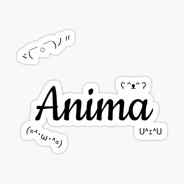 "Anima Hero Name (w/red background)" Sticker for Sale by ...