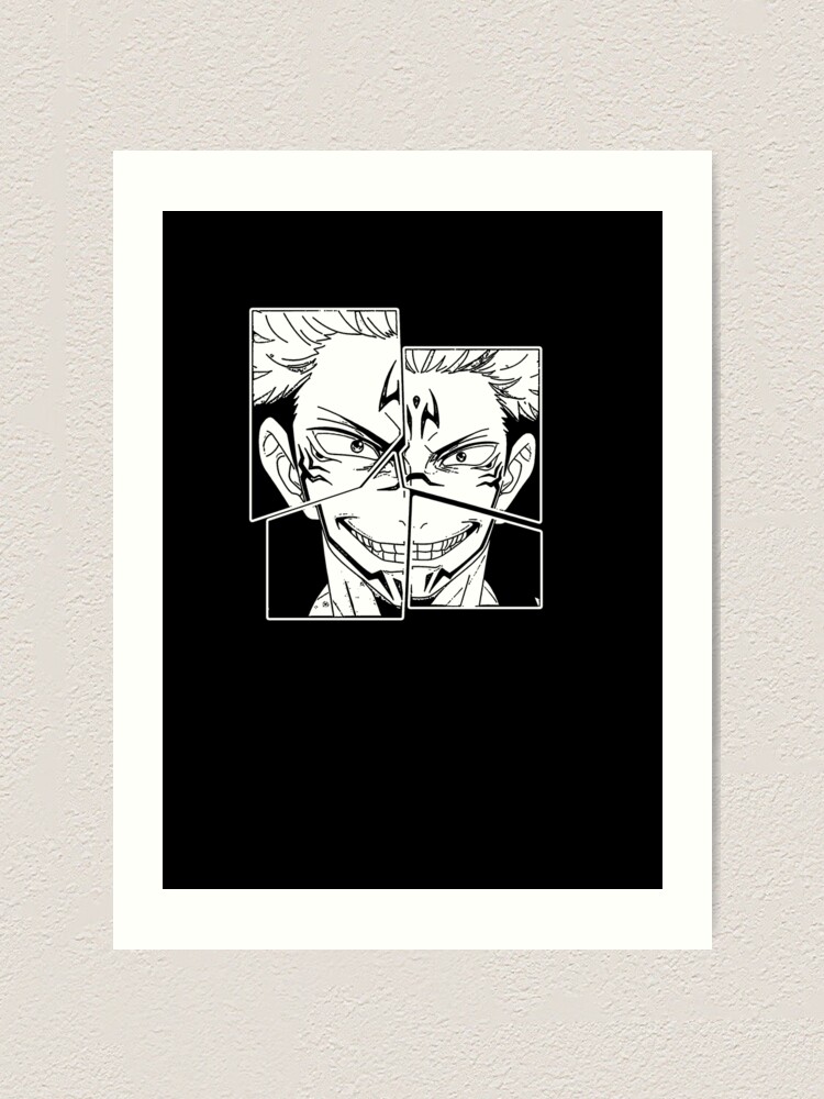 "Sukuna evil face" Art Print for Sale by dex1one | Redbubble