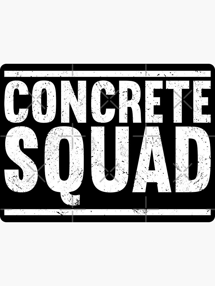 "Concrete Worker Concrete Finisher" Sticker for Sale by Meddart | Redbubble