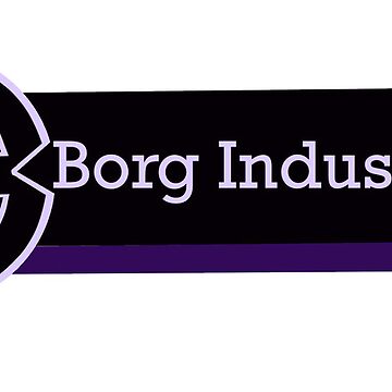 "Borg industries version 1" Sticker for Sale by forbiddentaako | Redbubble