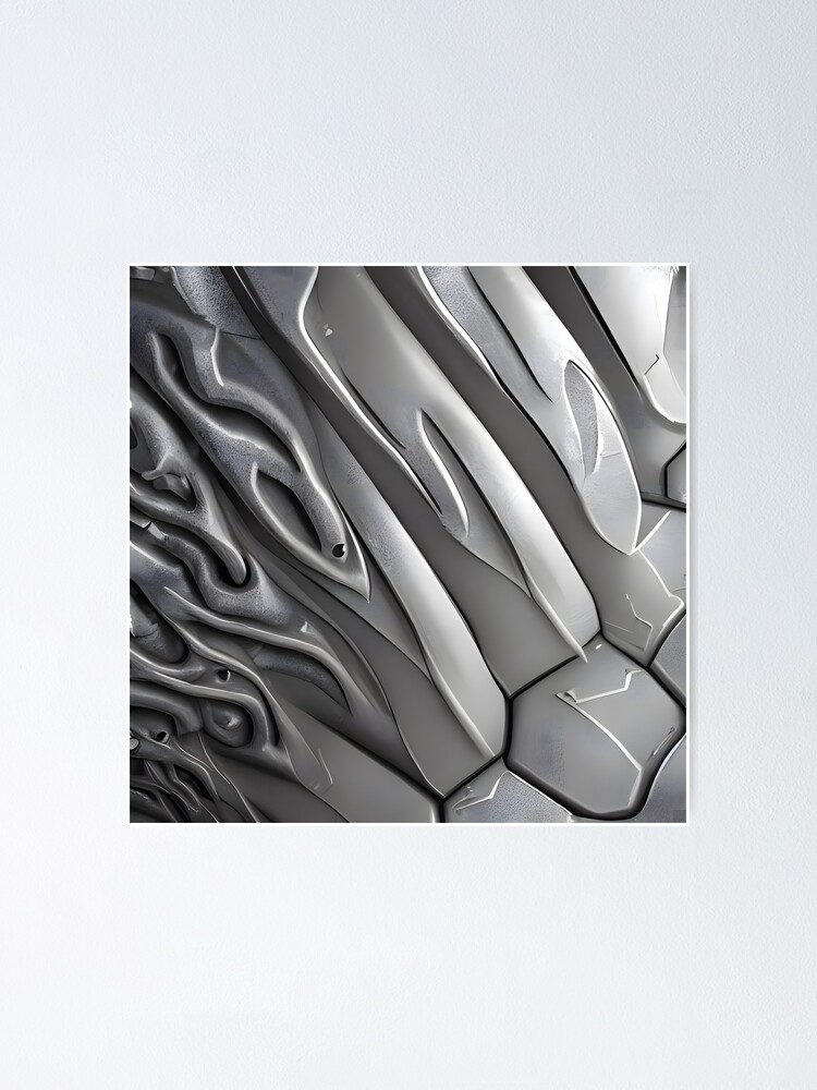 "Organic alien spaceship cyberpunk biomech sci-fi structure " Poster ...