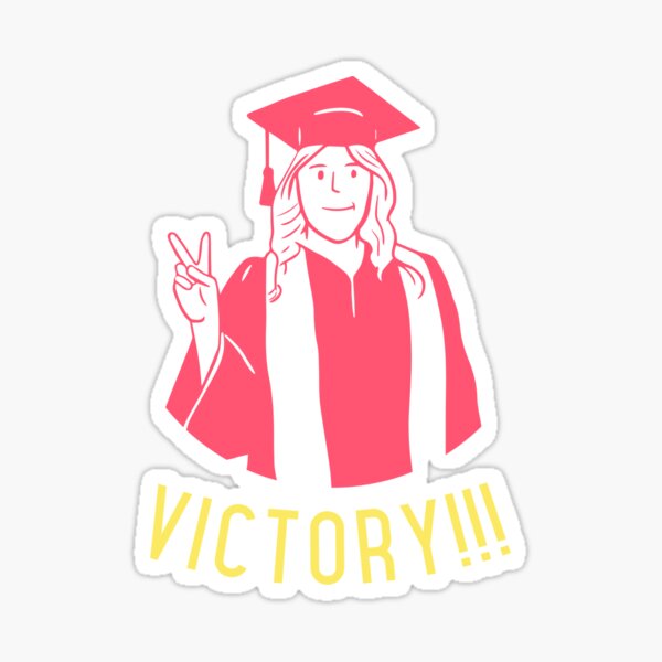"VICTORY!!!" Sticker for Sale by MJ96-PRO | Redbubble