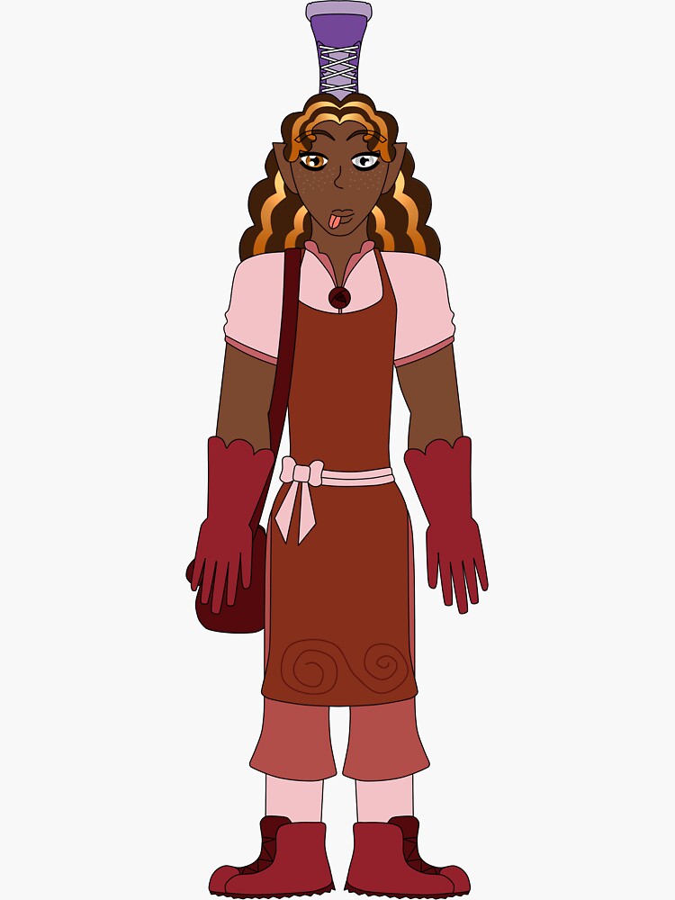 "Cobbie Hatter-Tailor" Sticker for Sale by StormcloudQuill | Redbubble