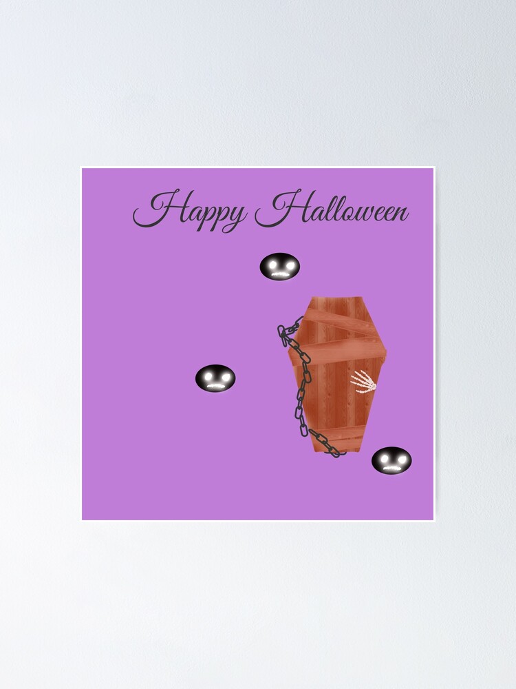 "Coffin with Glowing goblins" Poster for Sale by NakedDrop | Redbubble