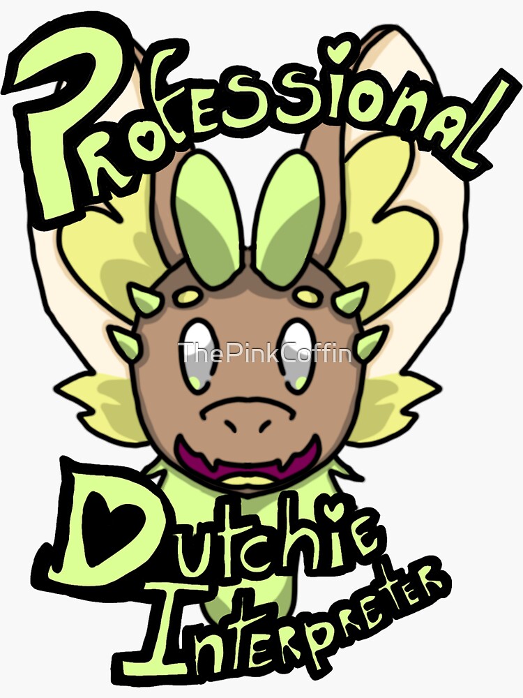 "Professional Dutch Angel Dragon Interpreter" Sticker for Sale by ...