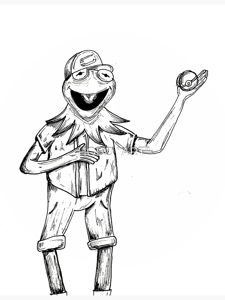 "Ash Ketchum Kermit" Poster for Sale by Art-of-Bishop | Redbubble