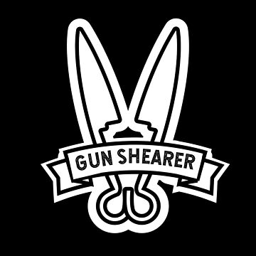 "Gun Shearer - Sheep Shearing" Sticker for Sale by TeesYouWant | Redbubble