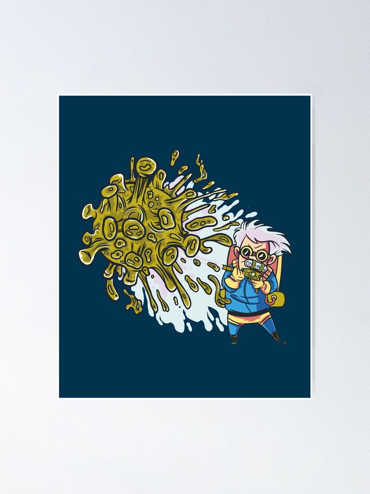 "Getting Rid of Covid" Poster for Sale by bennetthuskers | Redbubble