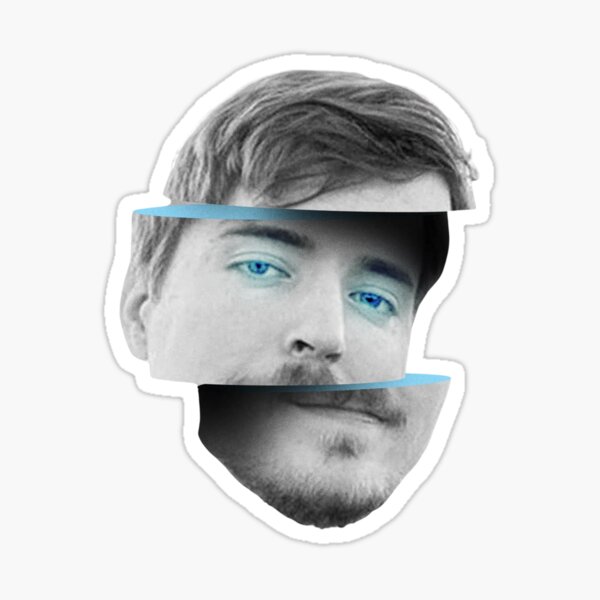 "Mr beast" Sticker for Sale by Seyaart | Redbubble