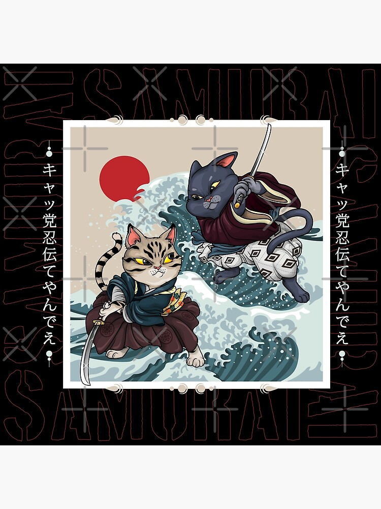 "Samurai Cats | Traditional Style" Poster for Sale by byCreatura ...