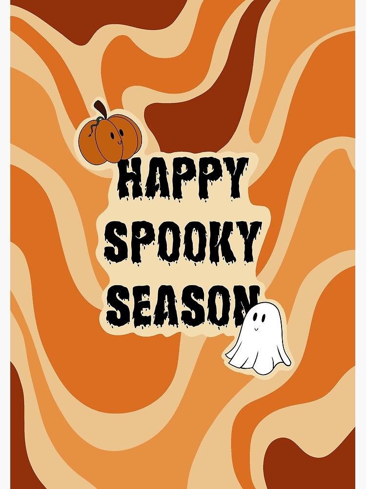 "Halloween "Happy Spooky Season"" Poster for Sale by graphicioink ...