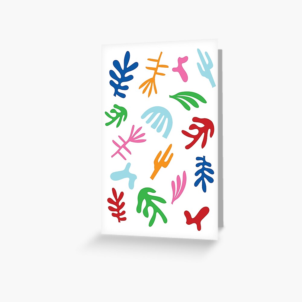 "Henri Matisse - Colorful Art Board Print" Greeting Card for Sale by ...