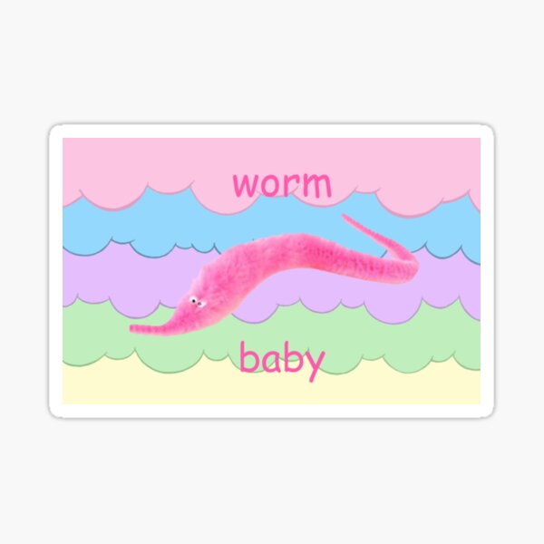 "Worm baby hidden agere pride flag" Sticker for Sale by AnnieAgeRe ...