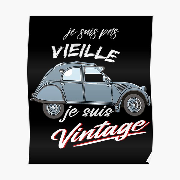 "Vintage Citroen 2cv Classic" Poster for Sale by Tonytops | Redbubble