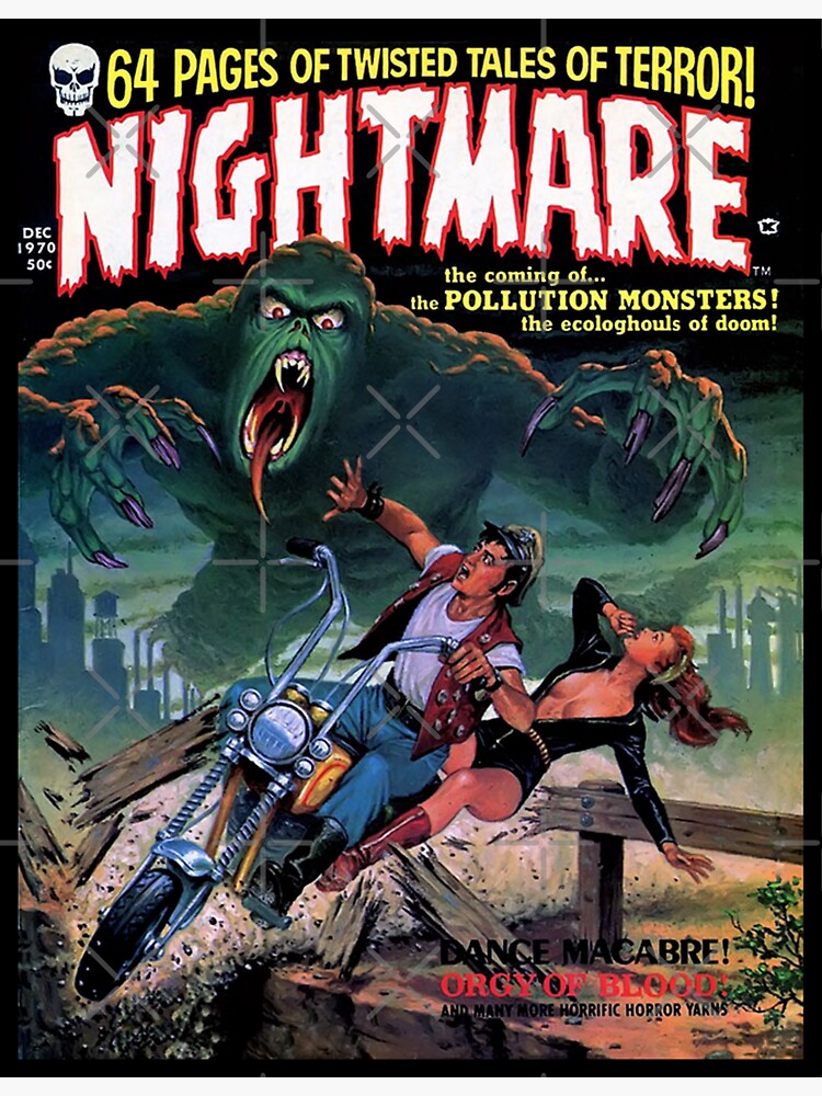 "OH MY! ANOTHER GREAT NIGHTMARE, MAGAZINE COVER!" Sticker for Sale by ...