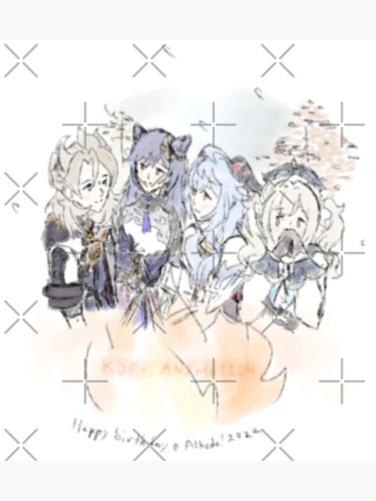 "Genshin Impact - Albedo Birthday 2022" Sticker for Sale by KDF ...