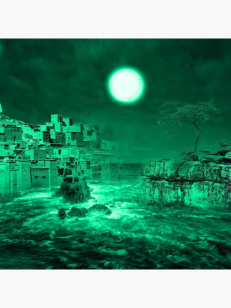 "fateful artwork in green color" Poster for Sale by redhicham1 | Redbubble