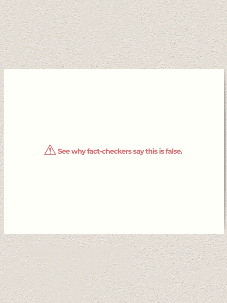 "See why fact-checkers say this is false Instagram Fact Check Plaque ...