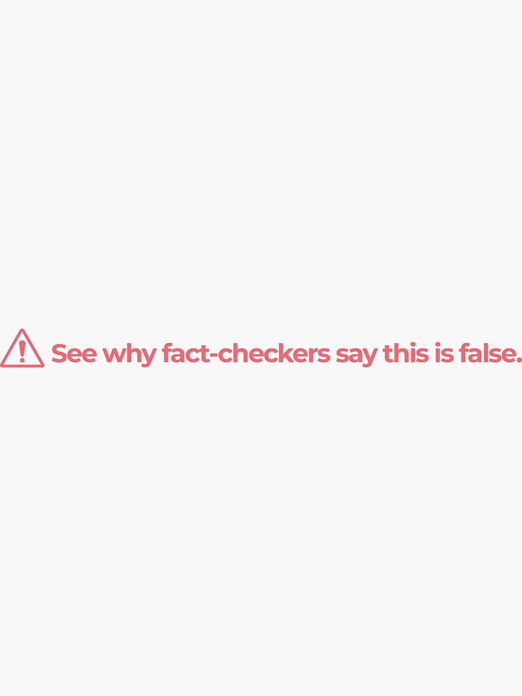 "See why fact-checkers say this is false Instagram Fact Check Plaque ...