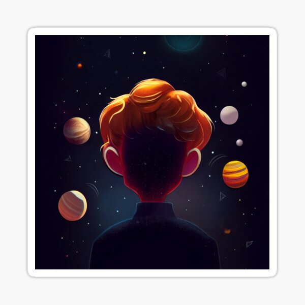 "Space Universe Boy Space Boy Master Universe Space 5" Sticker for Sale ...