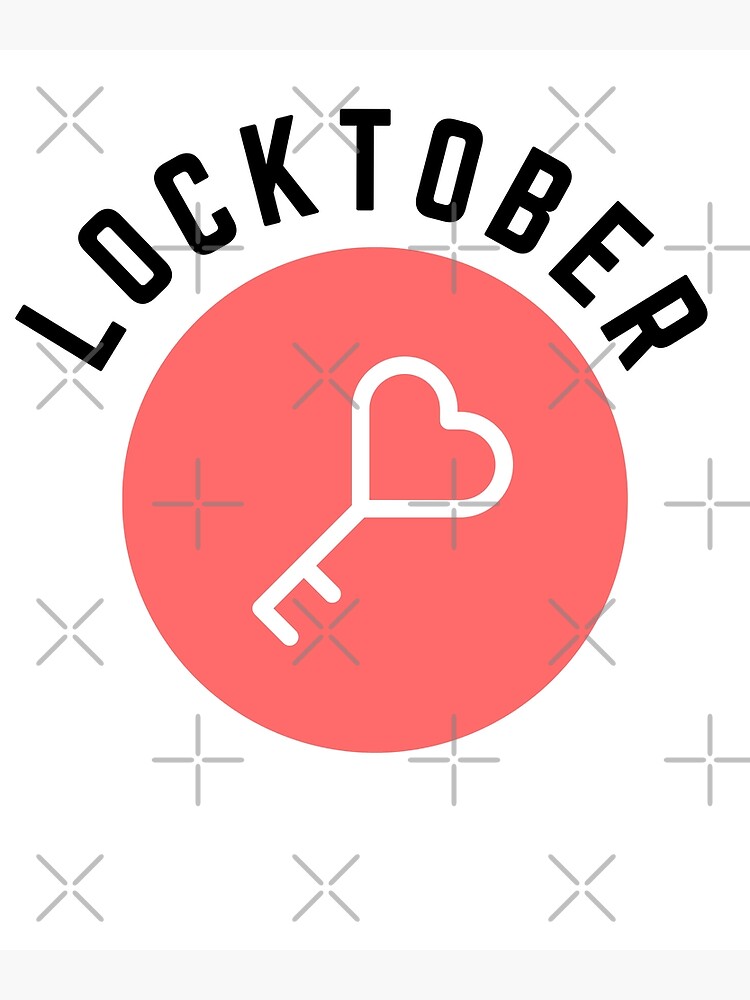 "Chastity Locktober" Poster for Sale by jojne | Redbubble
