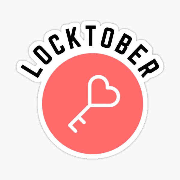 "Chastity Locktober" Sticker for Sale by jojne | Redbubble
