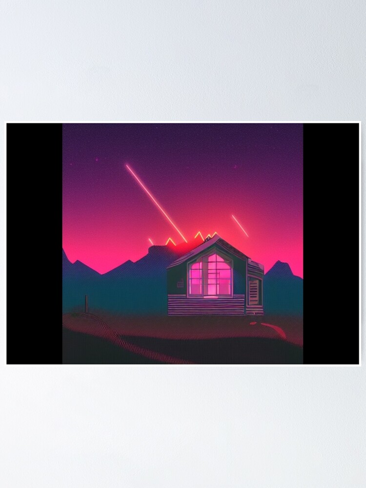 ""CYBERPUNK ARTWORK OF AN INTROVERT DREAM HOUSE"" Poster for Sale by ...