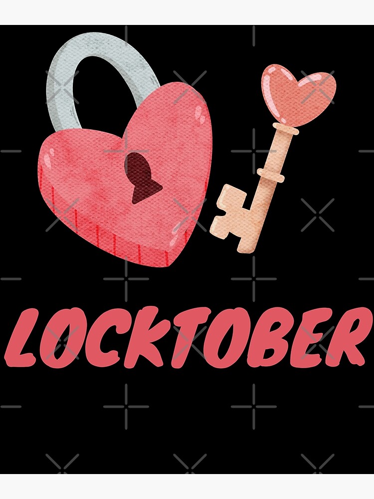 "Chastity Locktober" Poster for Sale by jojne | Redbubble