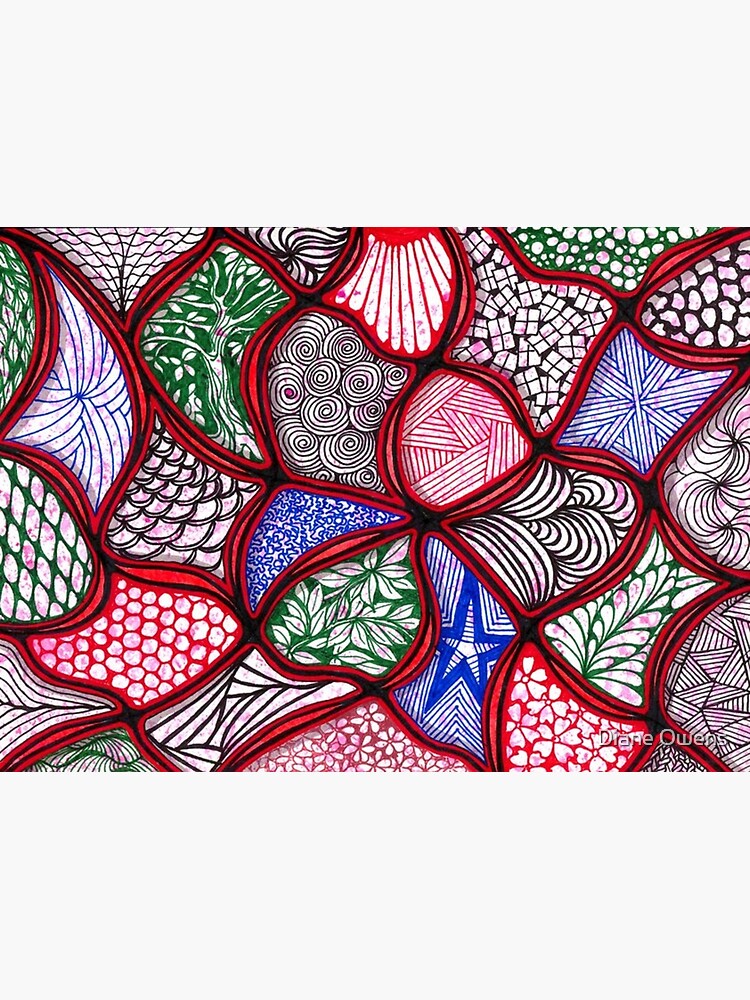 "Neurographic Zentangle" Art Print for Sale by dianemowens | Redbubble