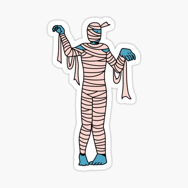 "Egyptian mummy" Sticker for Sale by DiliulArt | Redbubble