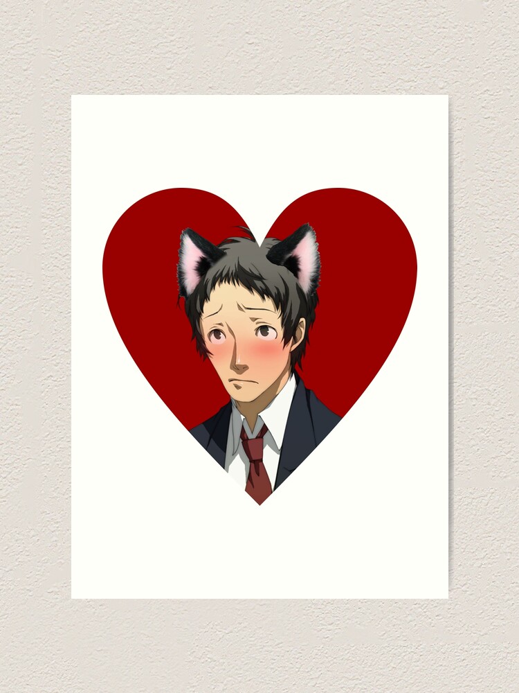 "Tohru Adachi Portrait (Catboy Heart)" Art Print for Sale by ale-rose ...