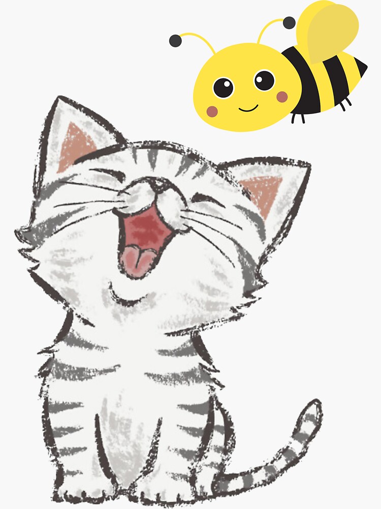 "Bee And Puppycat Sticky" Sticker for Sale by PaulGoldStore | Redbubble