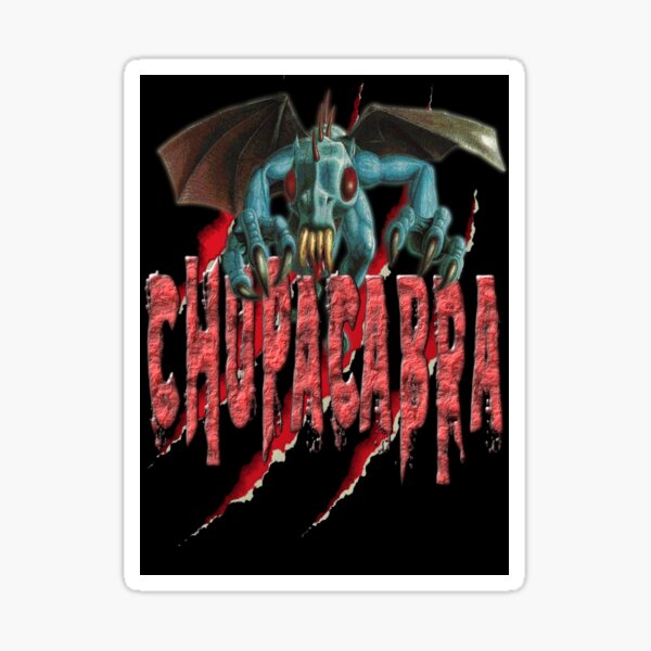 "Chupacabra" Sticker by PapaSquatch | Redbubble