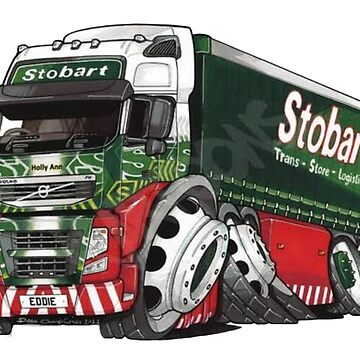 "EDDIE STOBART VOLVO TRUCK" Premium T-Shirt by alex sinno | Redbubble