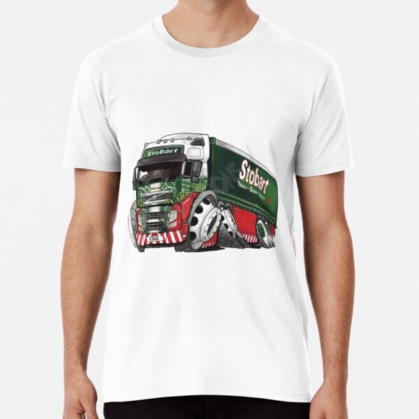 "EDDIE STOBART VOLVO TRUCK" Premium T-Shirt by alex sinno | Redbubble