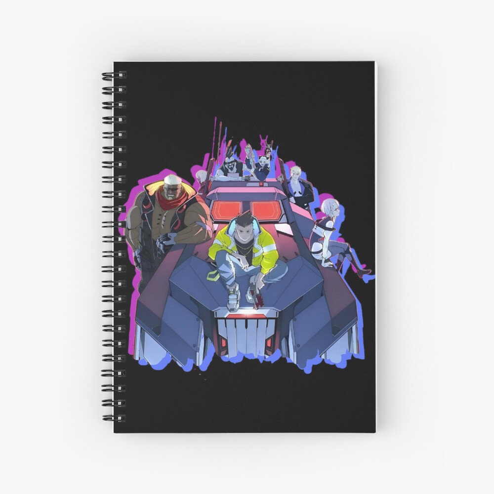 "Cyberpunk: Edgerunners" Spiral Notebook for Sale by comFad | Redbubble