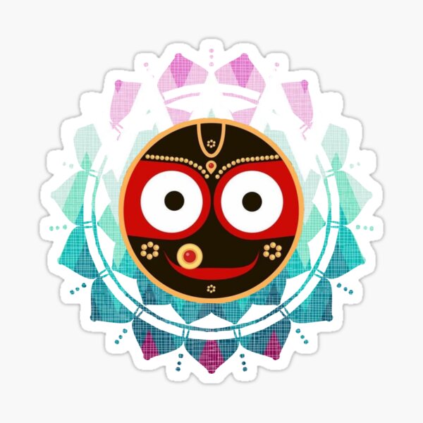 "Jagannath jai Jagannath lord Jagannath " Sticker for Sale by Krishnavi ...