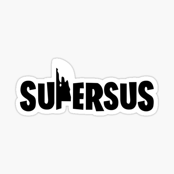 "Super Sus" Sticker for Sale by ijunk | Redbubble
