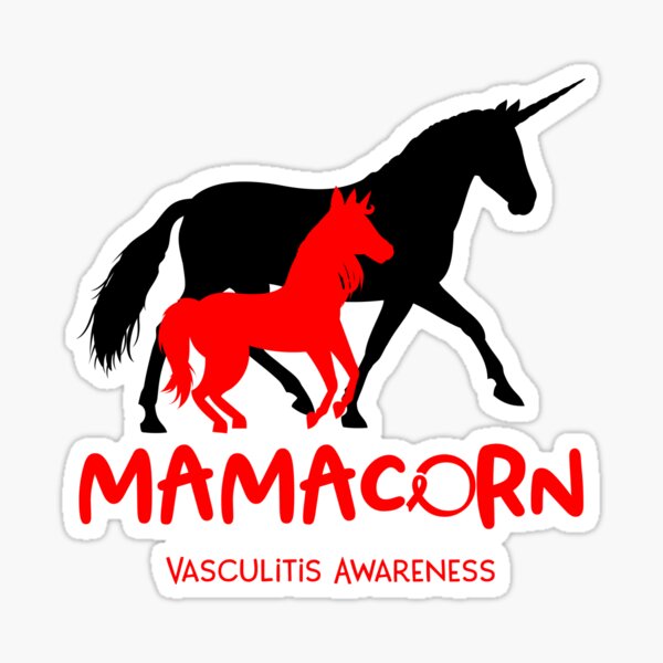 "Vasculitis Awareness Mama Unicorn Mamacorn Support Vasculitis Warrior ...